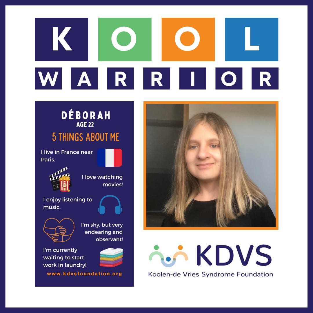 Kool Warrior Déborah - Koolen-de Vries Syndrome Foundation | KDVS